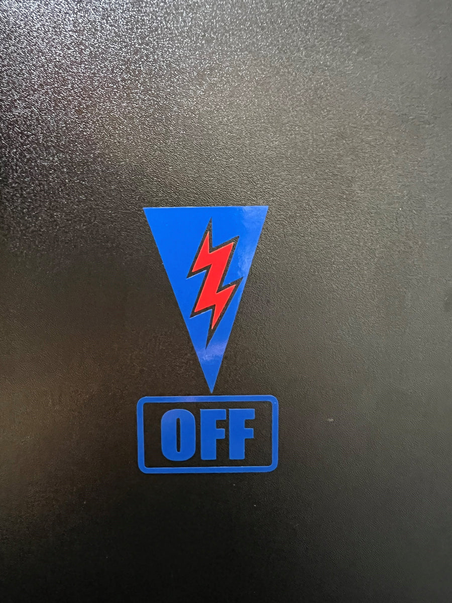 Power Off Decal – TMI Racing Products, LLC