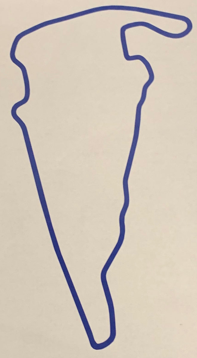 VIR Full Course 6" Decal - 4 color options – TMI Racing Products, LLC