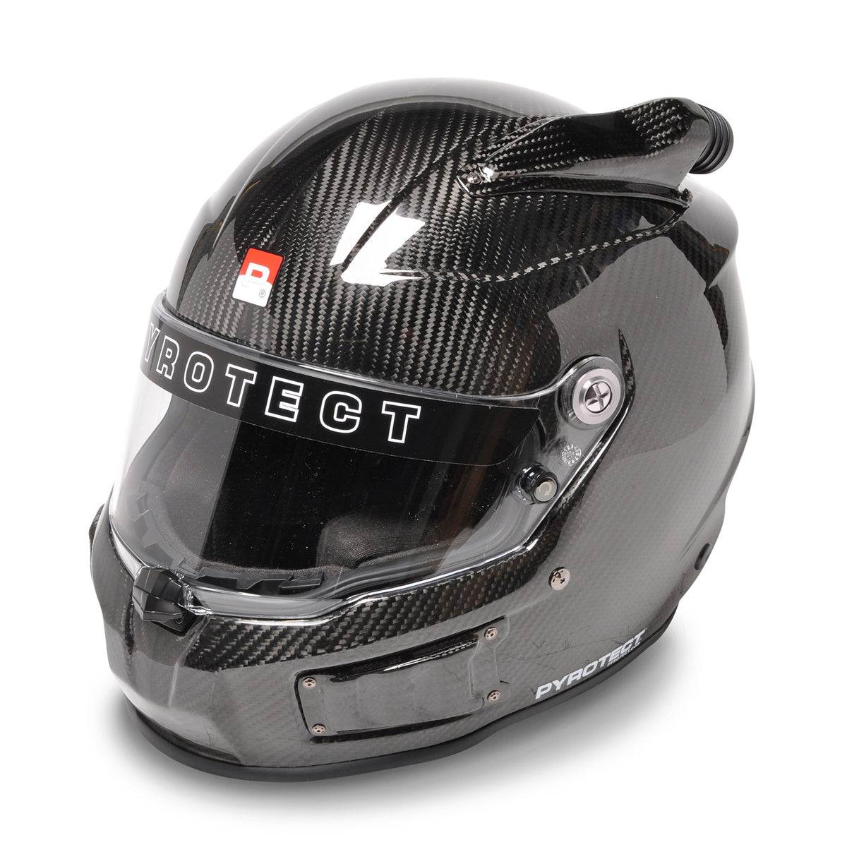 Pyrotect Pro Air Tri-Flow Forced Air 3K Carbon Fiber Full Face Helmet ...